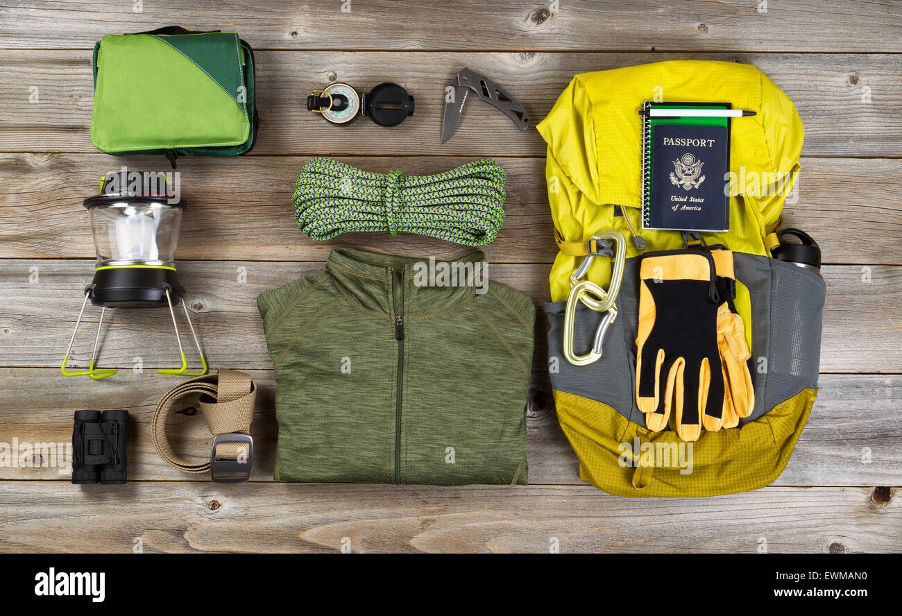 Rustic camping gear store