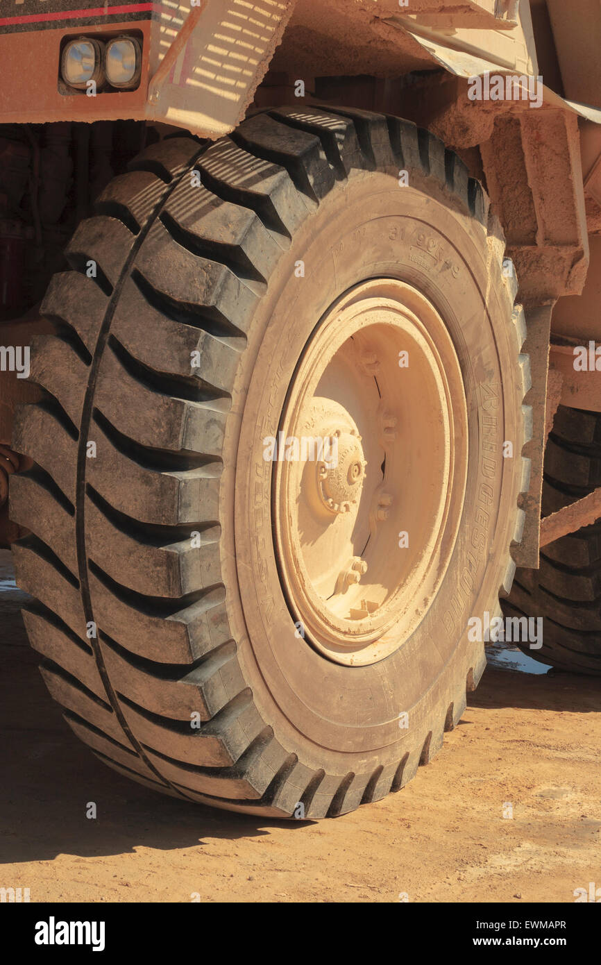 Heavy machinery wheel and tire Stock Photo - Alamy
