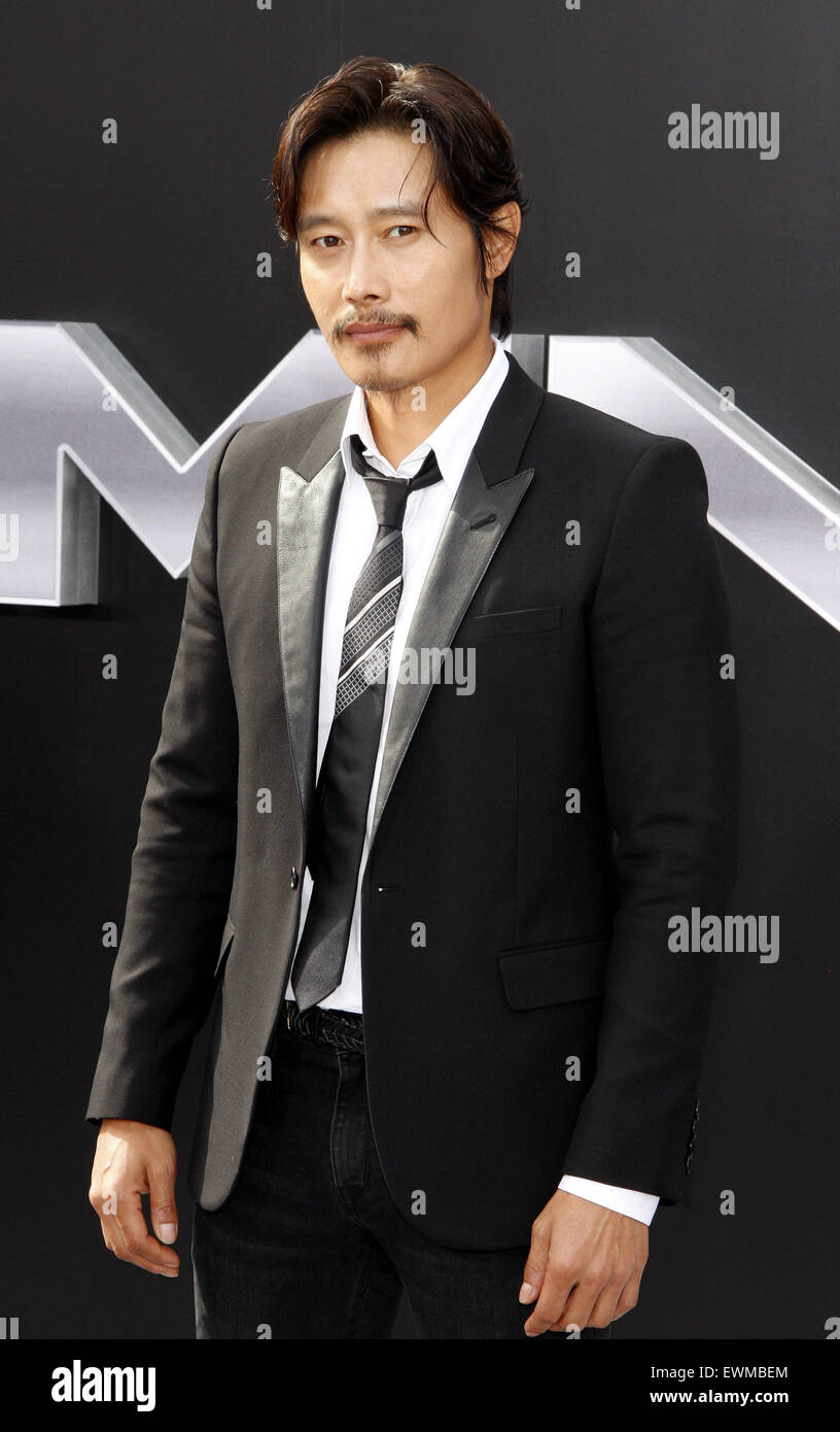 Byung-hun Lee at the Los Angeles premiere of 'Terminator Genisys' held ...