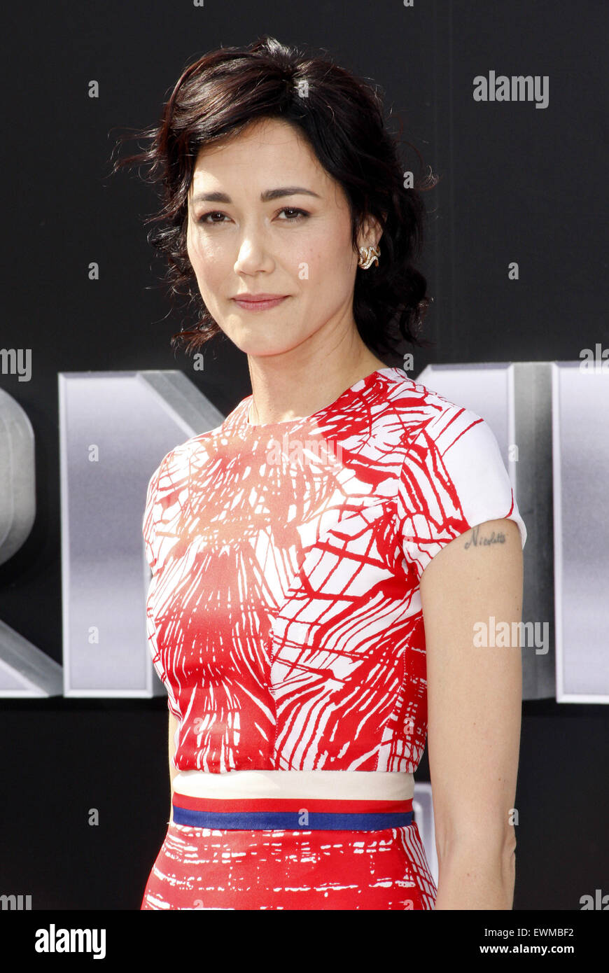 Sandrine Holt at the Los Angeles premiere of 'Terminator Genisys' held ...