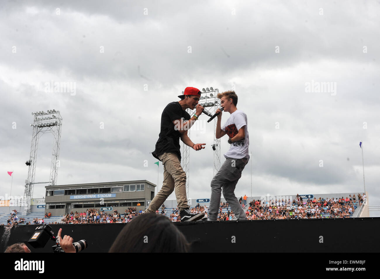 Hershey, Pennsylvania, USA. 28th June, 2015. JACK JOHNSON and JACK ...
