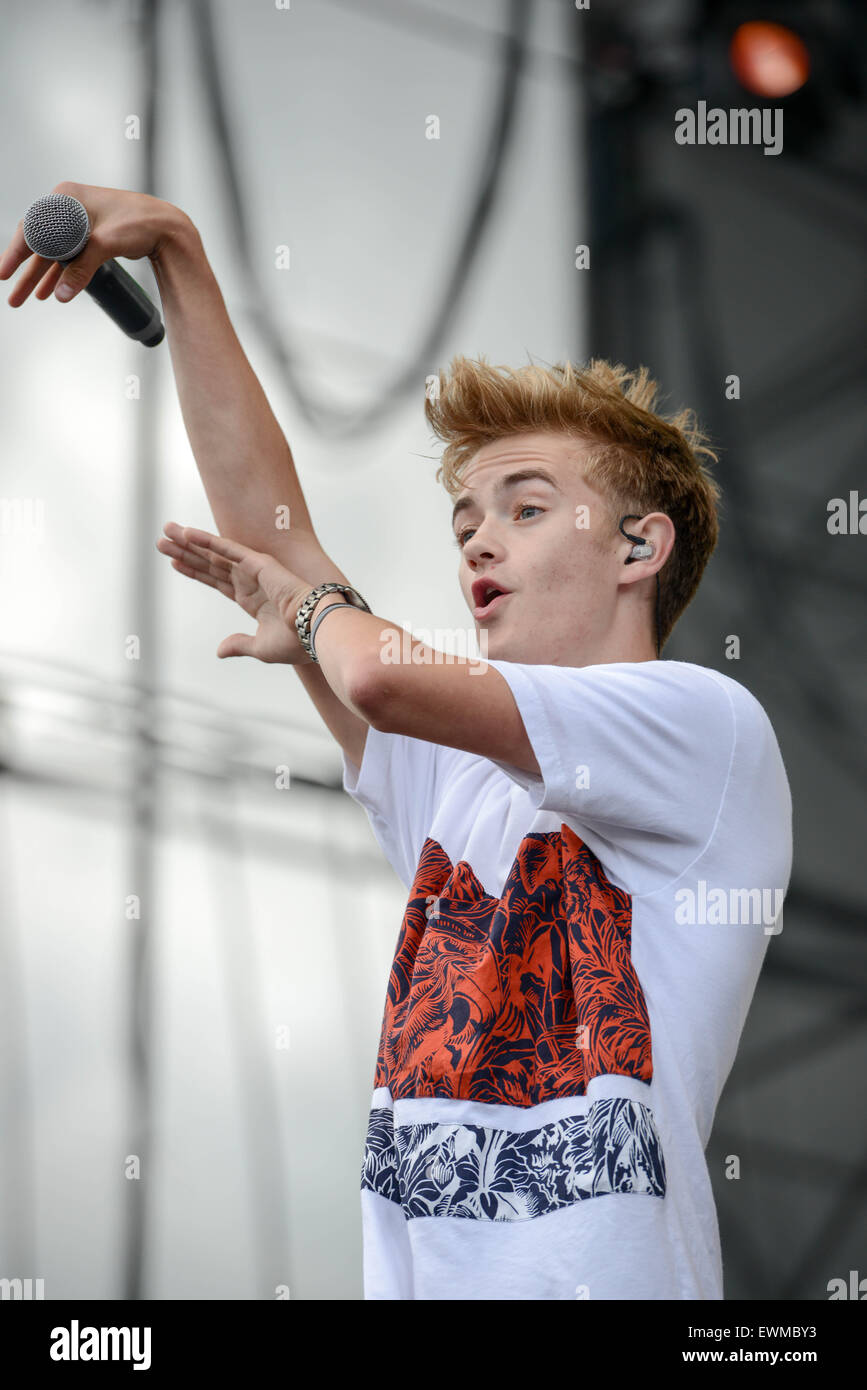 Hershey, Pennsylvania, USA. 28th June, 2015. JACK JOHNSON of the duo ...