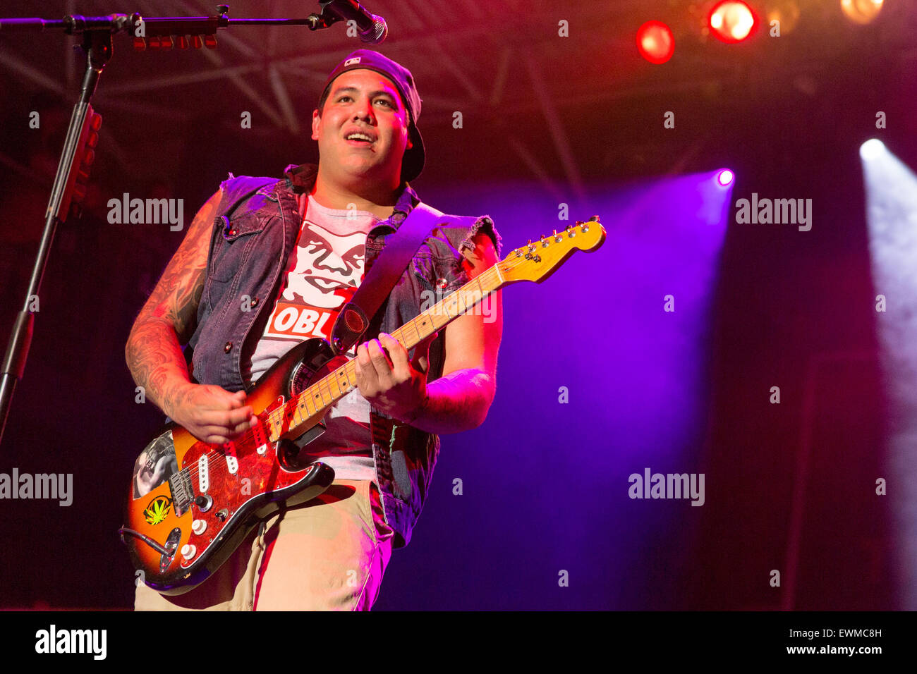 Milwaukee, Wisconsin, USA. 27th June, 2015. Musician ROME RAMIREZ of ...