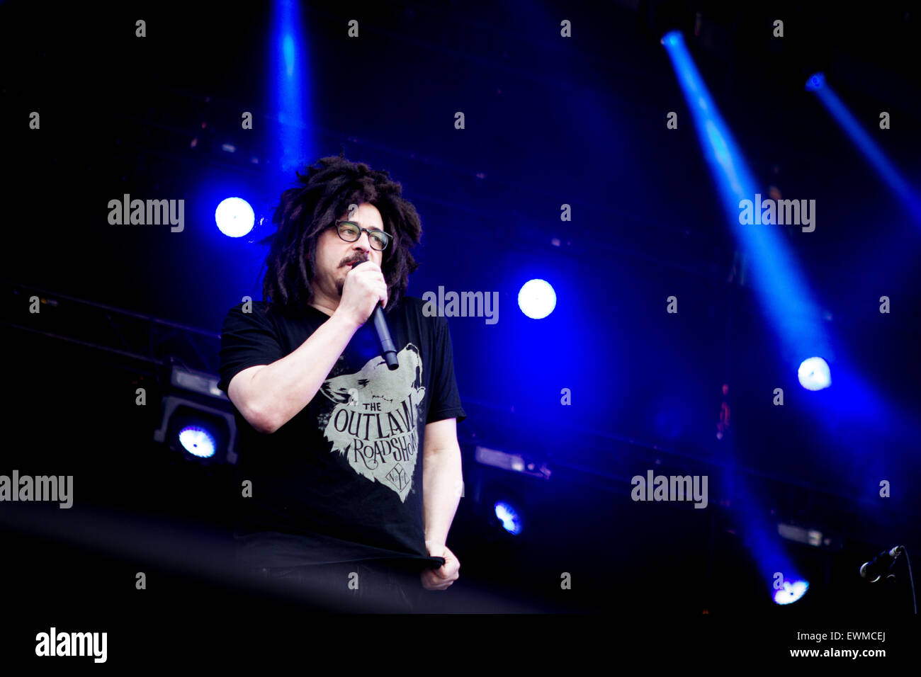David Bryson of the american alternative rock band Counting Crows ...