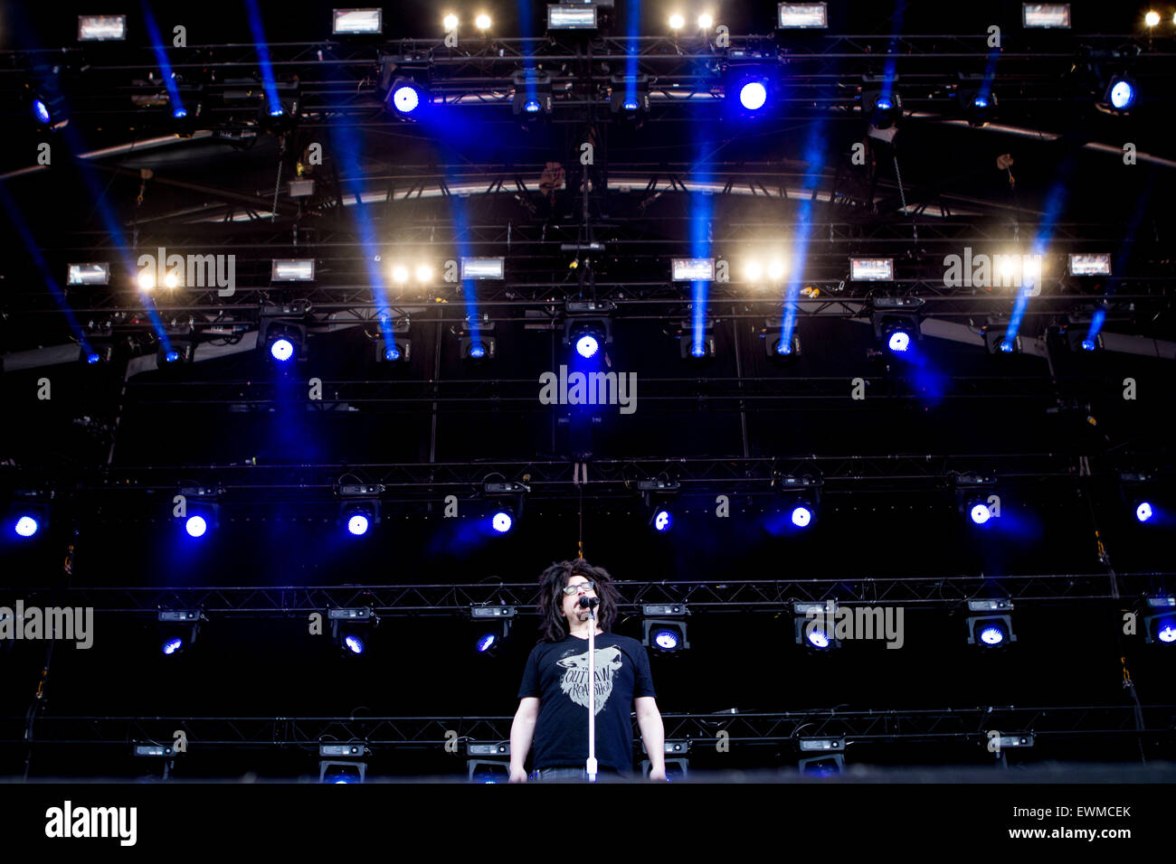 David Bryson of the american alternative rock band Counting Crows ...