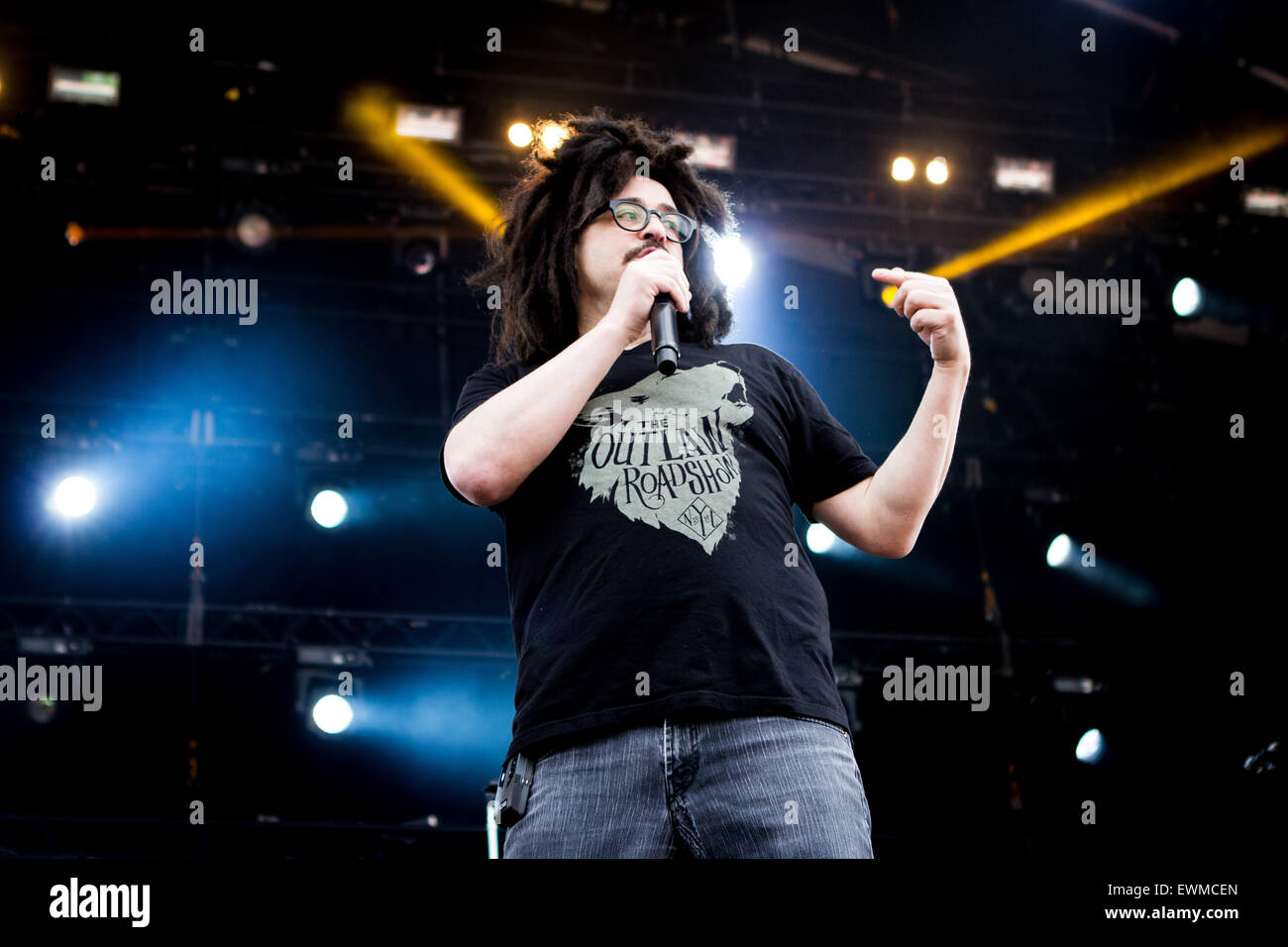 David Bryson of the american alternative rock band Counting Crows ...