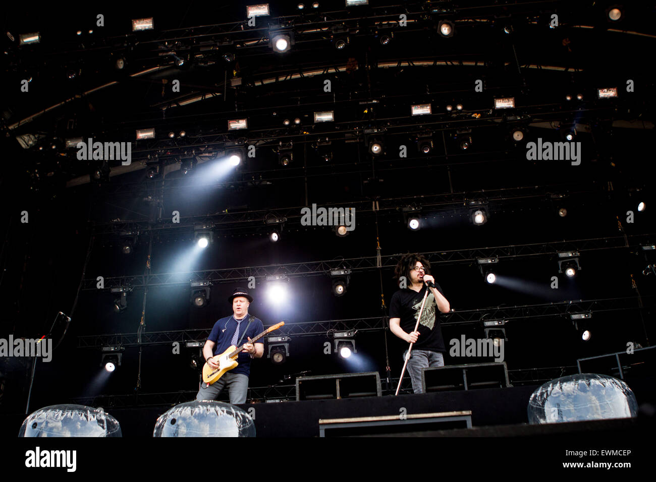 David Bryson of the american alternative rock band Counting Crows ...