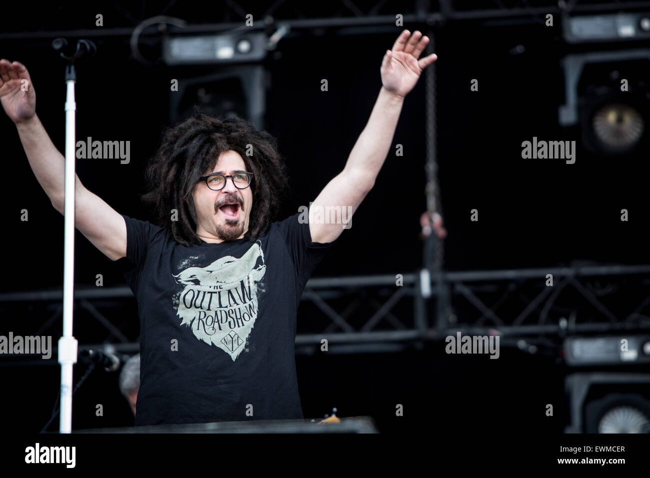 David Bryson of the american alternative rock band Counting Crows ...