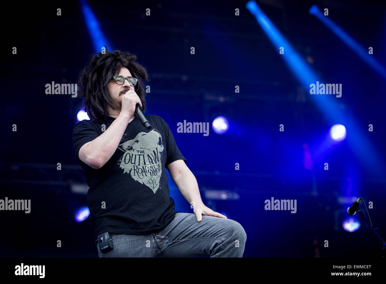 David Bryson of the american alternative rock band Counting Crows ...
