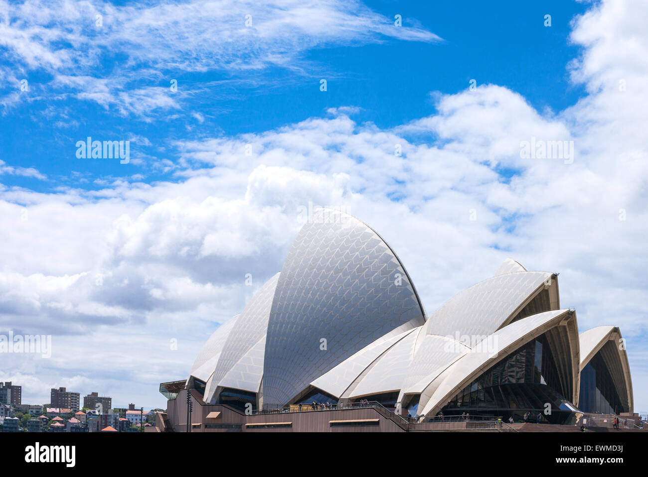 Australia, Sydney, view of the architectures of the Opera House Stock ...