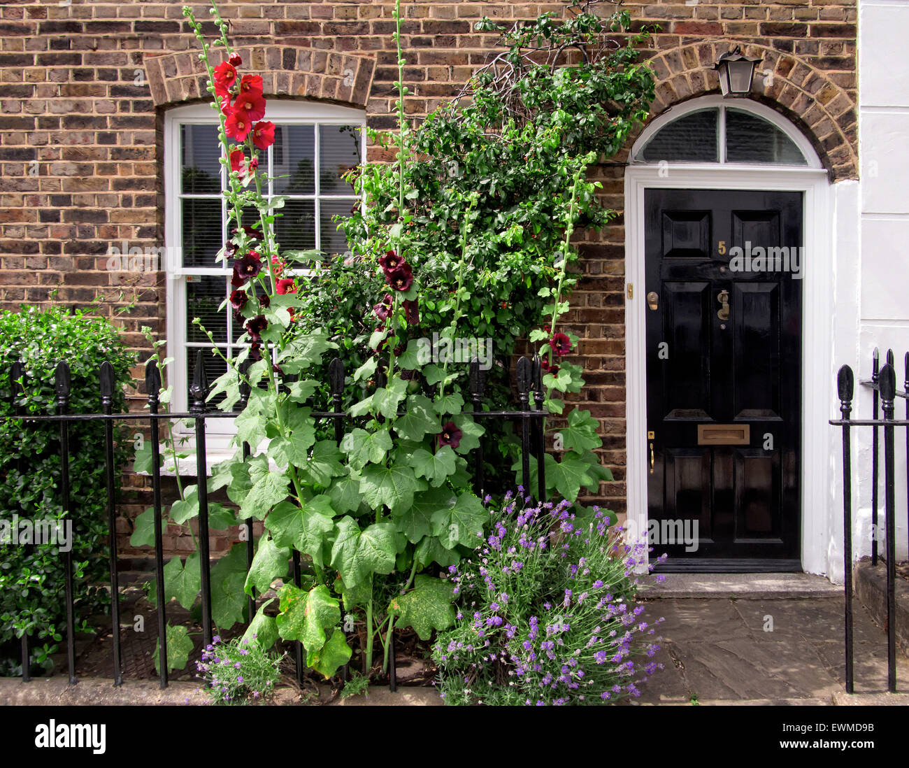 Front garden georgian house in hi-res stock photography and images - Alamy