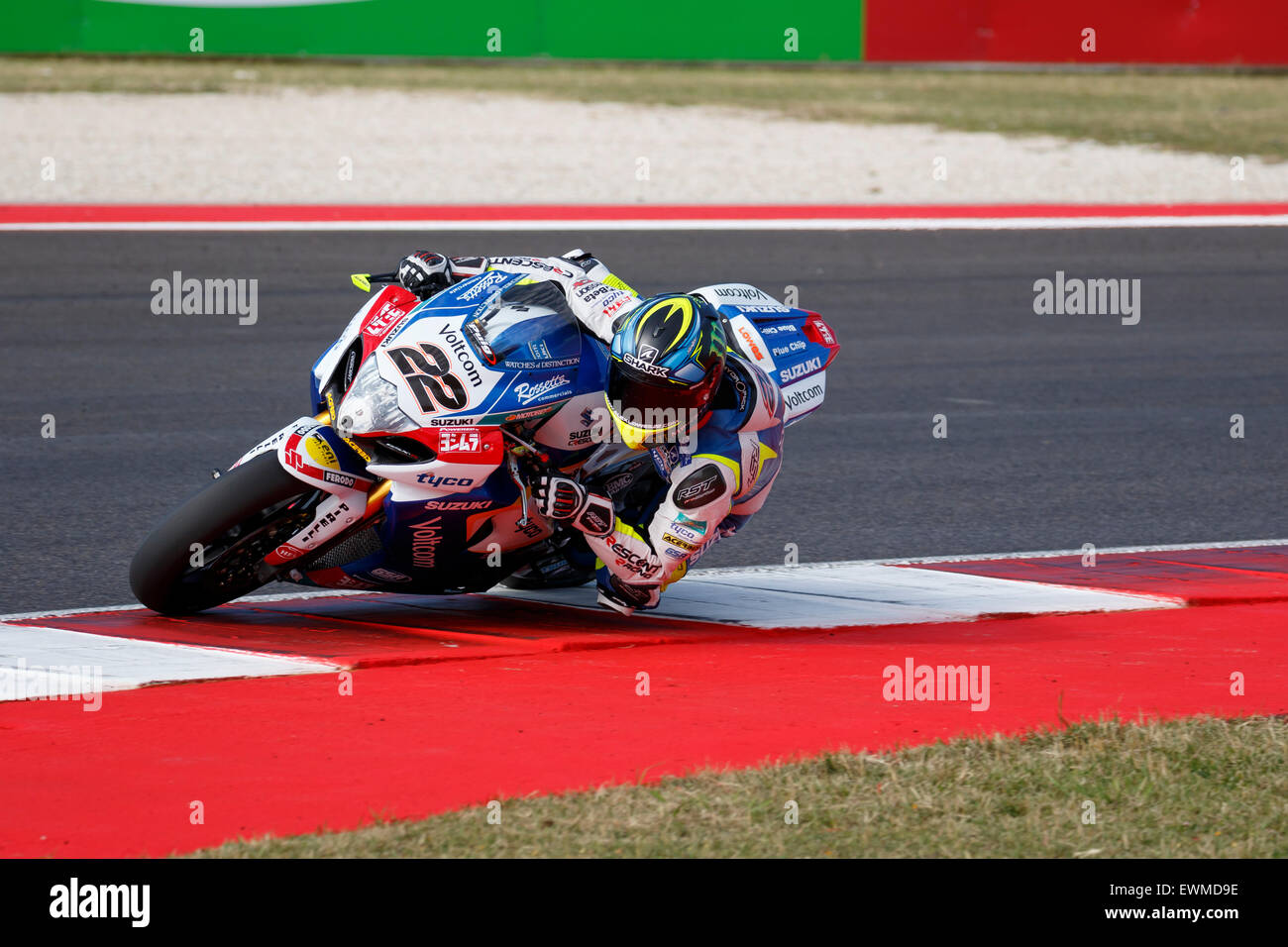 Misano Adriatico, Italy - June 21, 2015: Suzuki GSX-R1000 of VOLTCOM ...