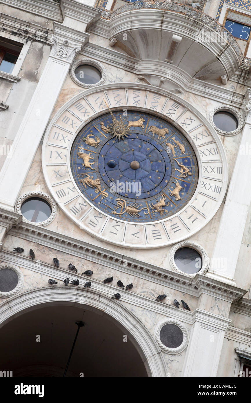 Torre dell Orologio - Clock Tower, Venice, Italy Stock Photo - Alamy