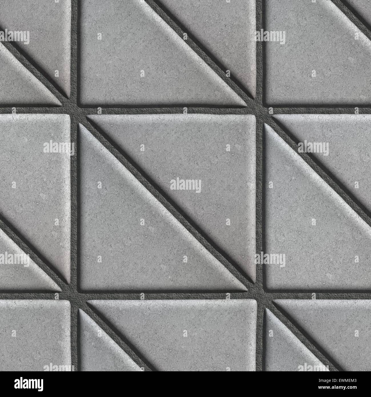 Gray Paving Slabs in the Form Square of a Triangle, Laid Diagonal Stock ...