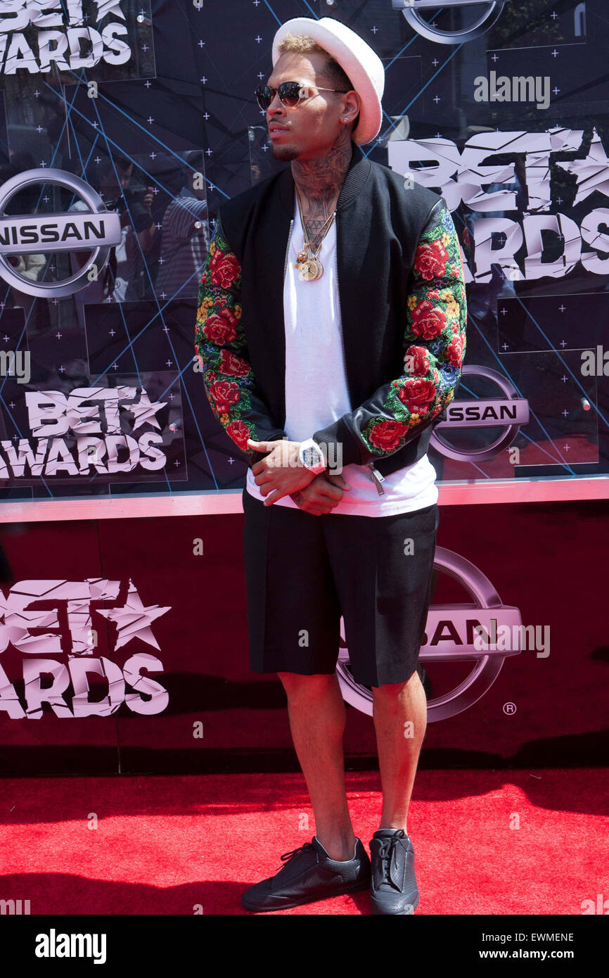 Los Angeles, California, USA. 28th June, 2015. Chris Brown attends The ...