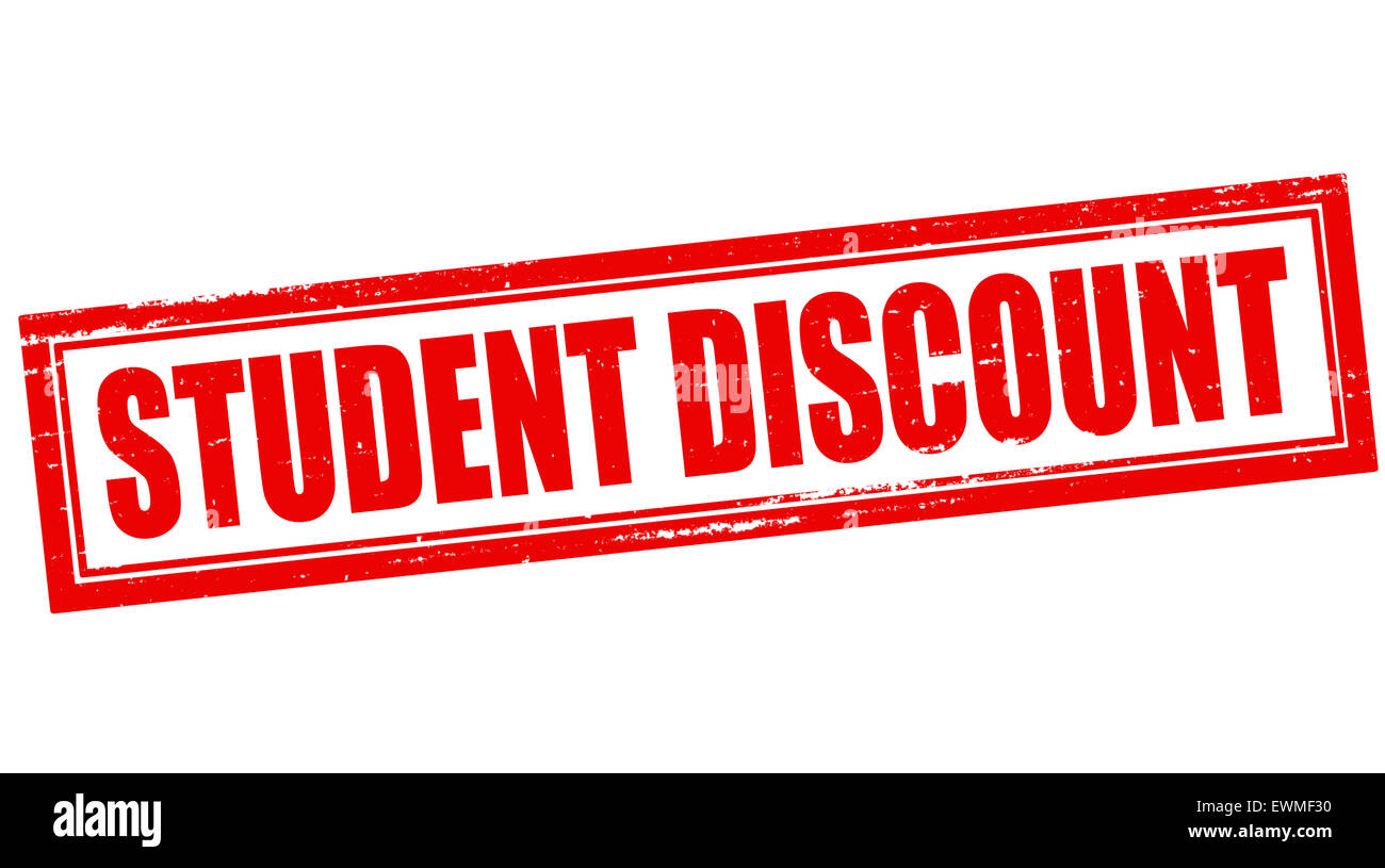 Rubber stamp with text student discount inside, illustration Stock ...