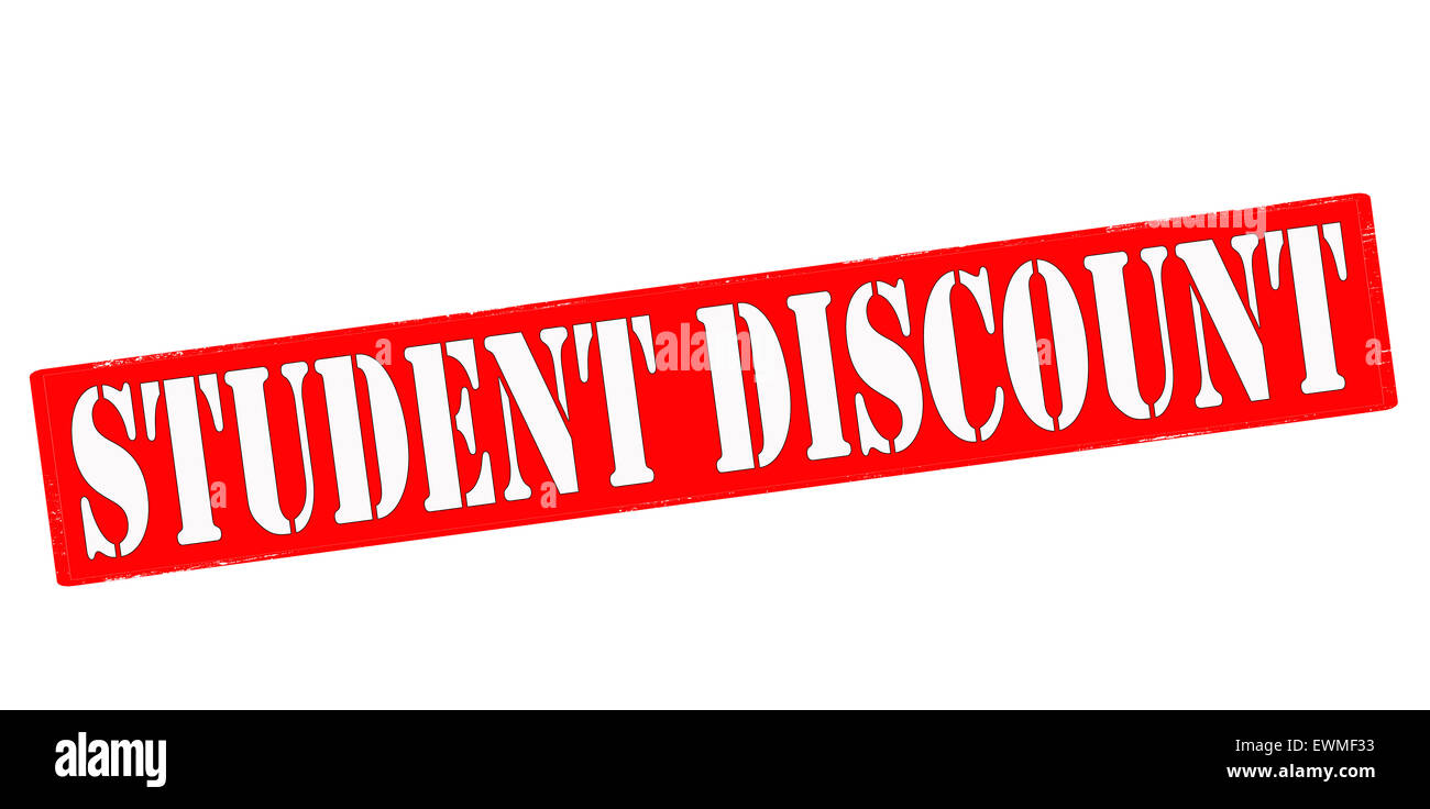 Rubber stamp with text student discount inside, illustration Stock ...