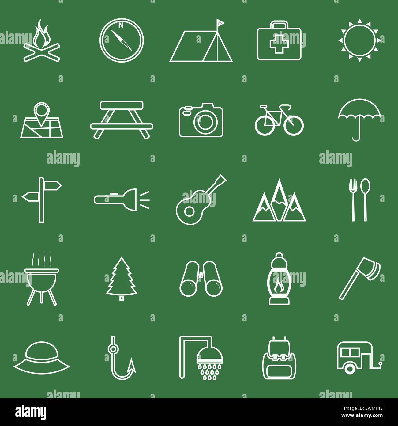 Camping car line hi-res stock photography and images - Alamy