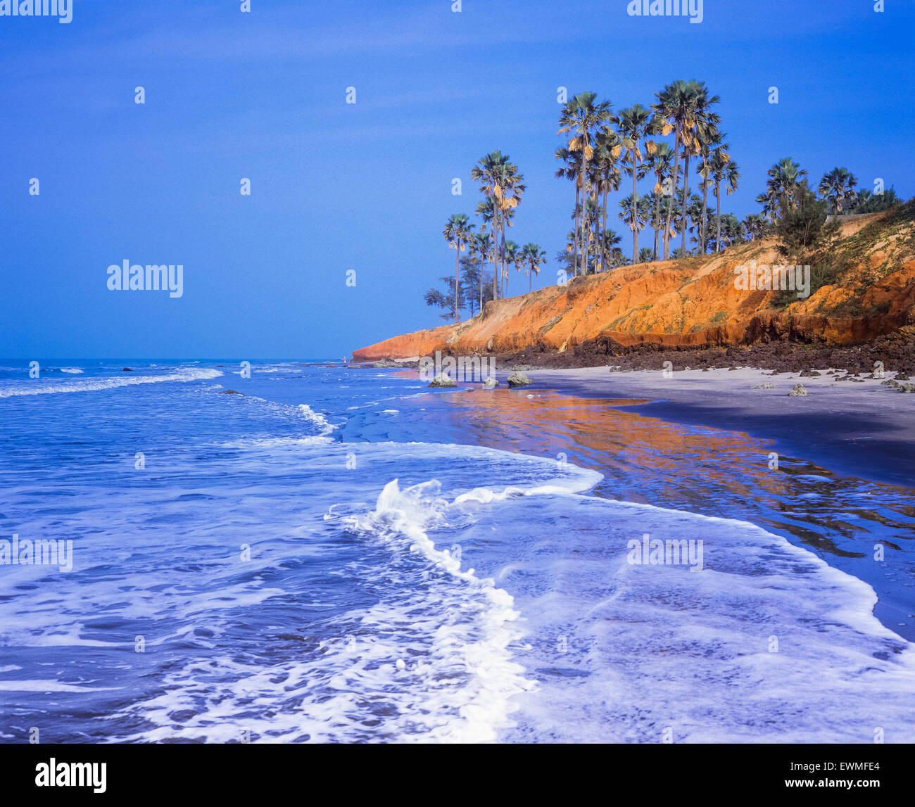 Gambia fajara beach ocean hi-res stock photography and images - Alamy