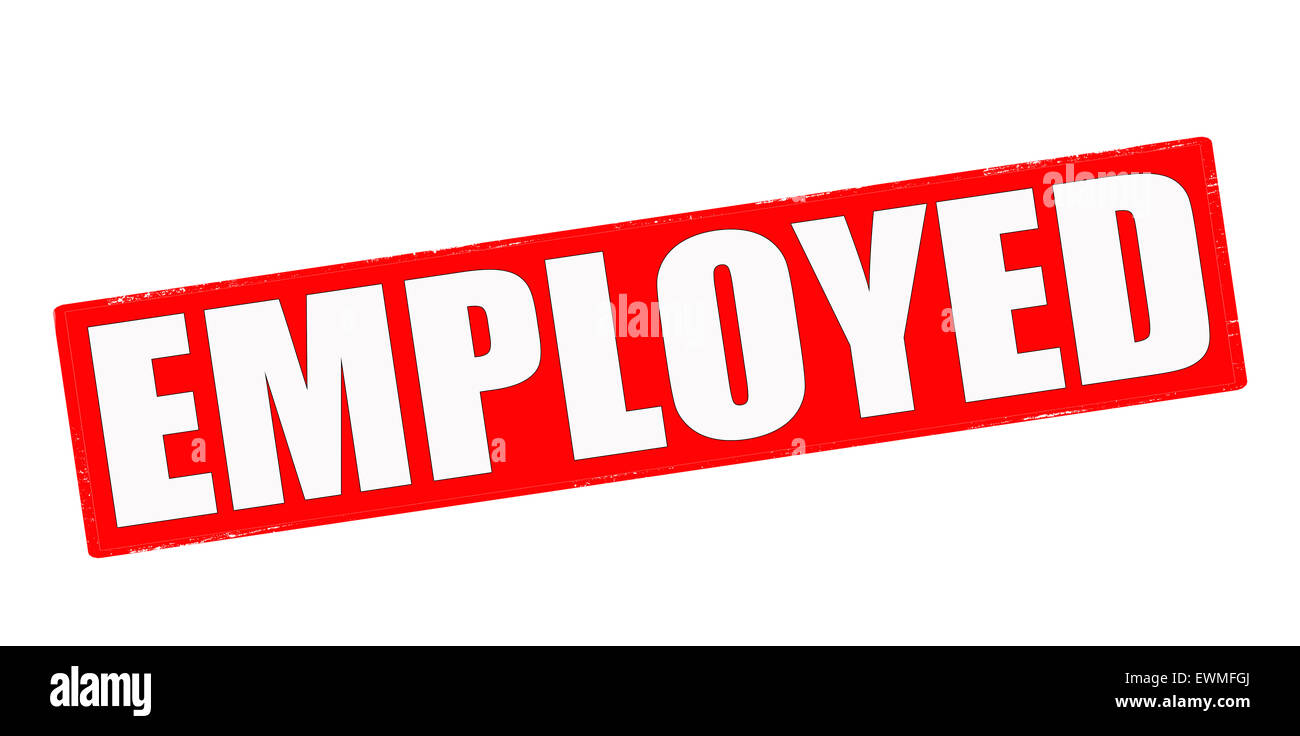 Employed stamp hi-res stock photography and images - Alamy
