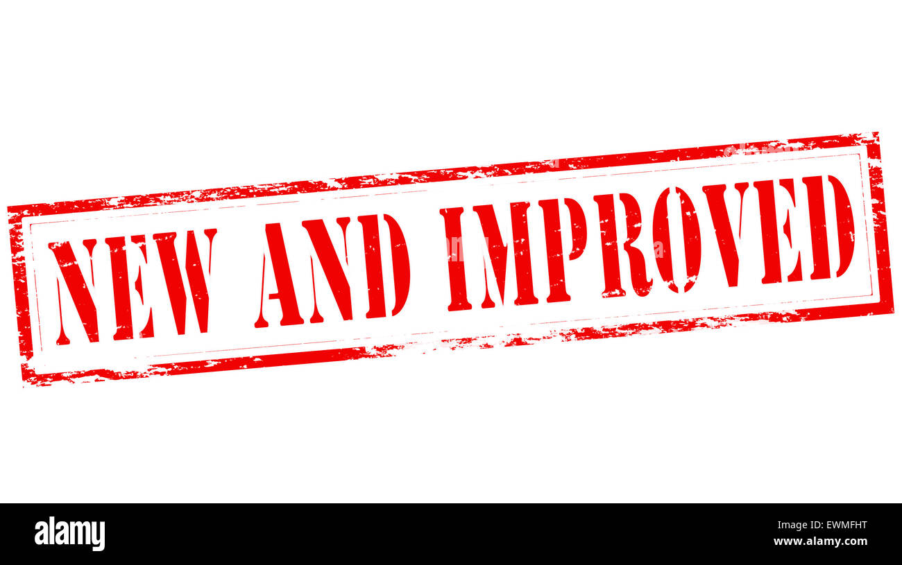 New And Improved Stamp