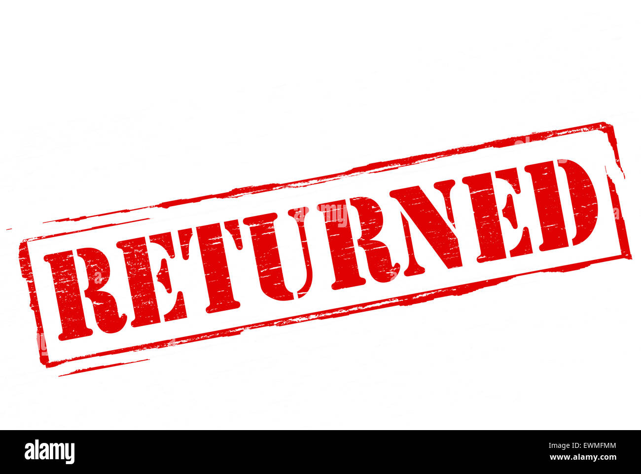 Stamp with word returned inside hi-res stock photography and images - Alamy