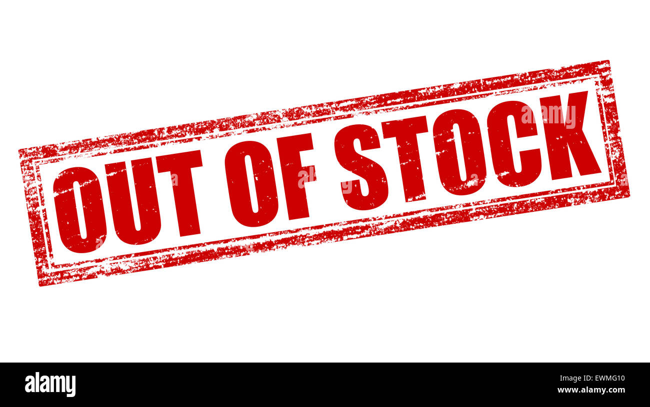 Out of stock hi-res stock photography and images - Alamy