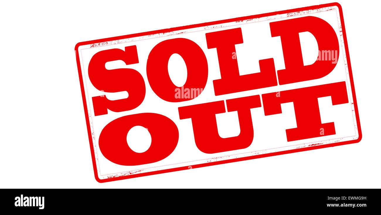 Sold out Cut Out Stock Images & Pictures - Alamy