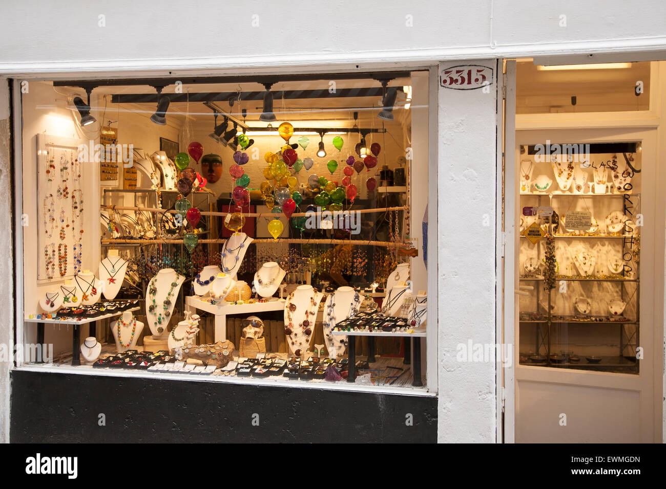 Traditional Souvenir Shop Window; Venice, Italy Stock Photo - Alamy