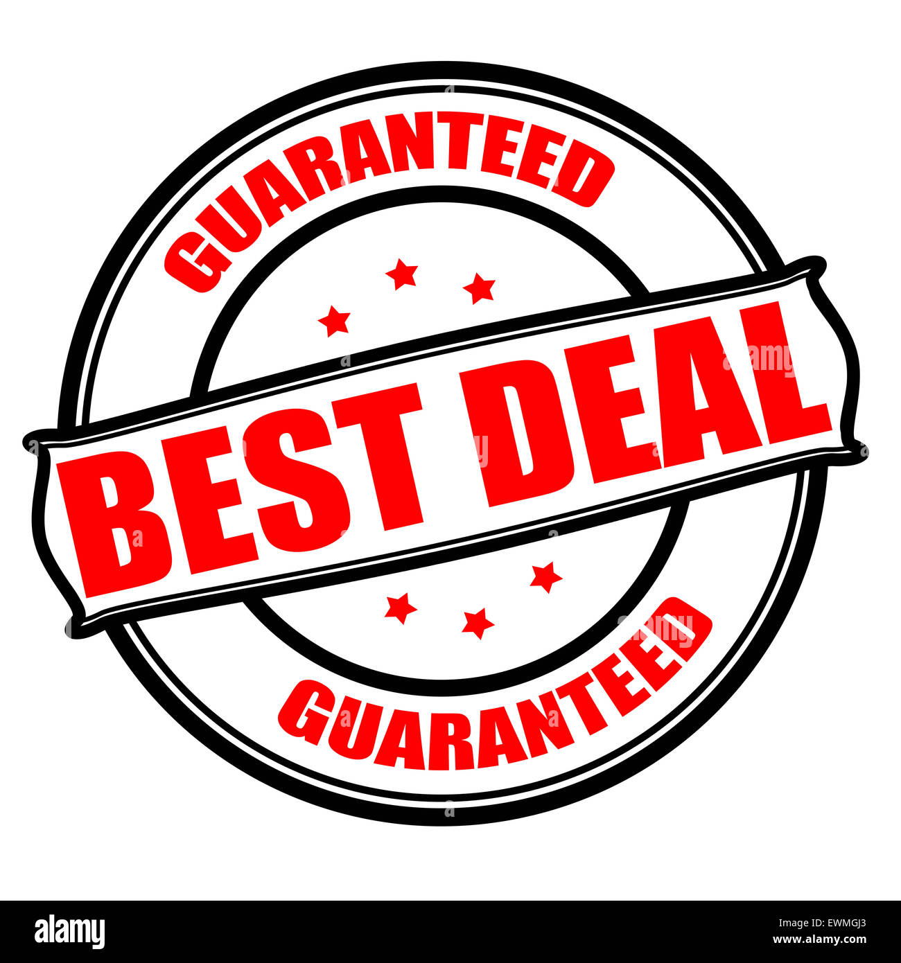 Stamp with text best deal inside, illustration Stock Photo - Alamy