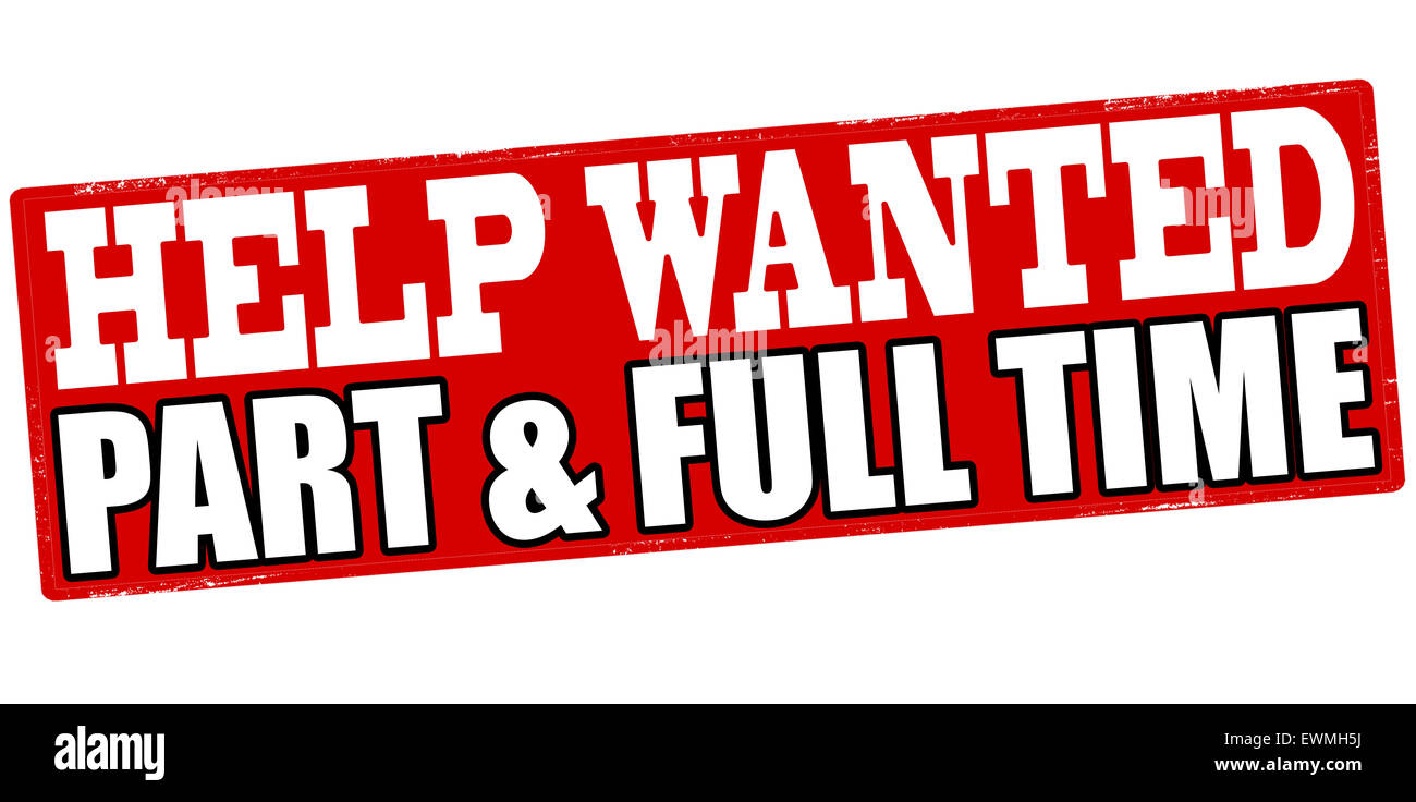 Part time help wanted hi-res stock photography and images - Alamy