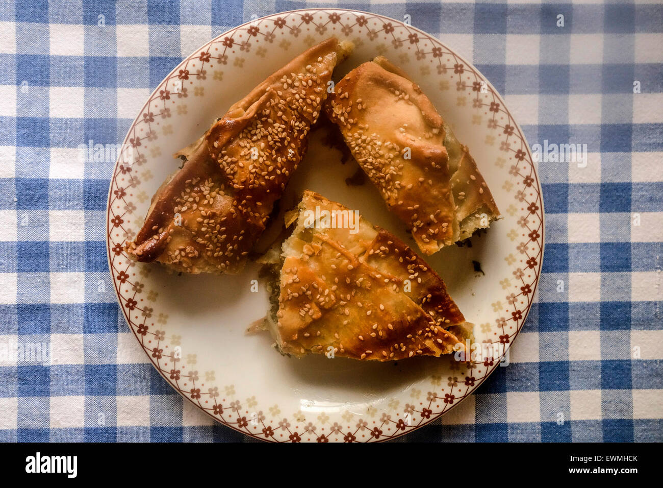 Greek Cuisine. Boureki Vegetable & Potato Pie Stock Photo - Alamy