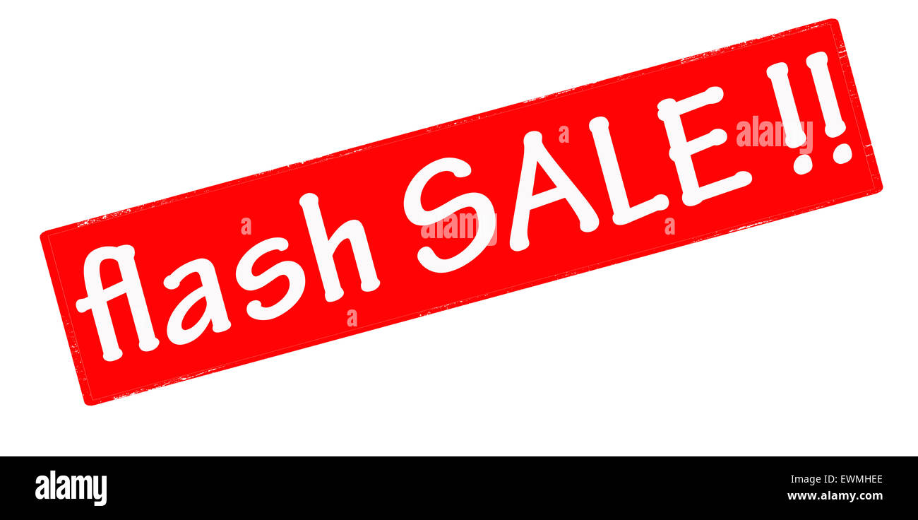 Stamp with text flash sale inside, illustration Stock Photo - Alamy