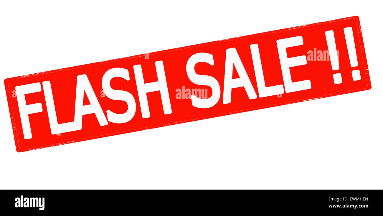 Stamp with text flash sale inside, illustration Stock Photo - Alamy