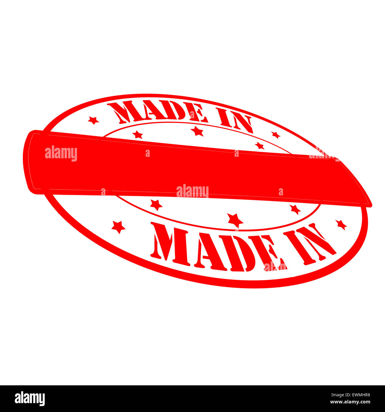 Stamp with text made in inside, illustration Stock Photo - Alamy