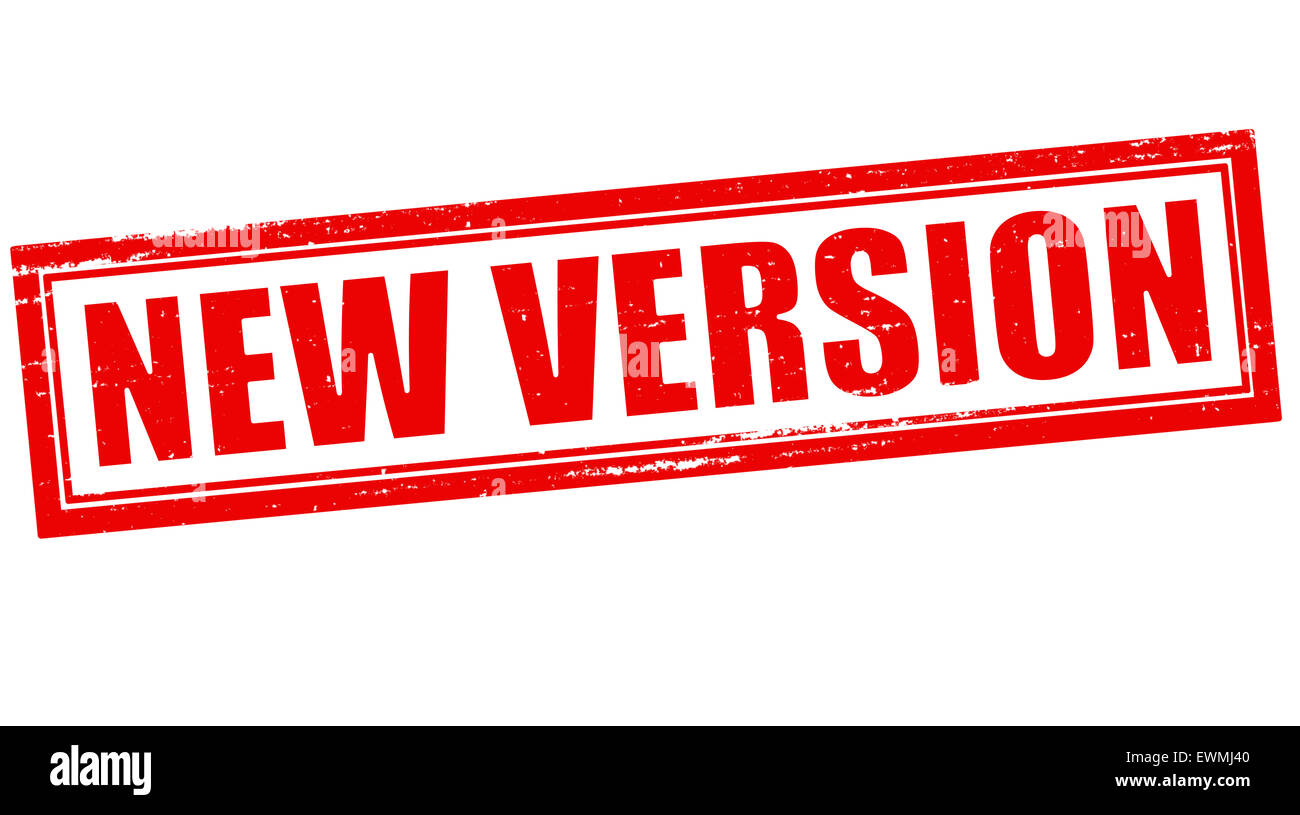 New version stamp hi-res stock photography and images - Alamy
