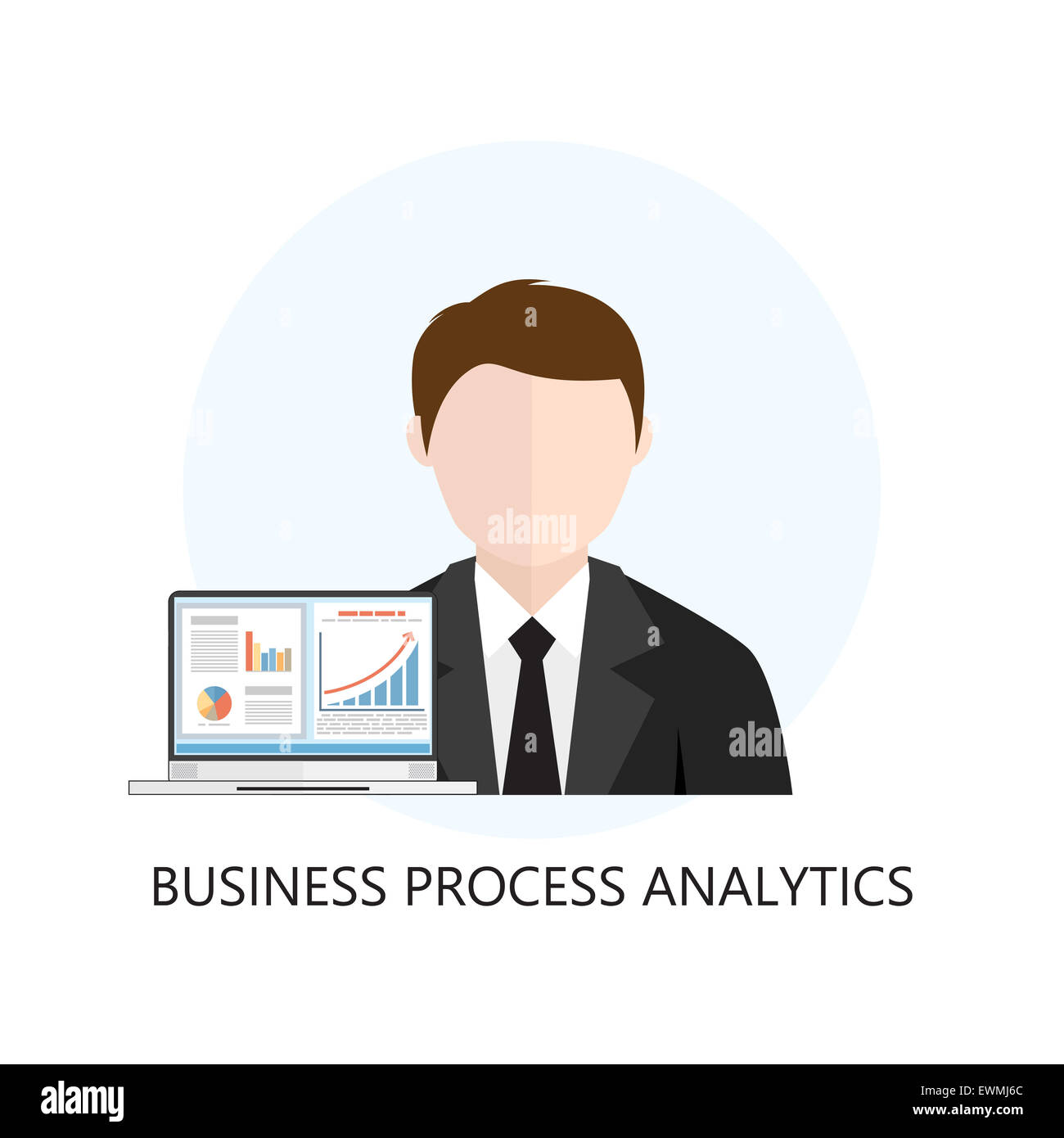 Project management process presentation abstract hi-res stock ...