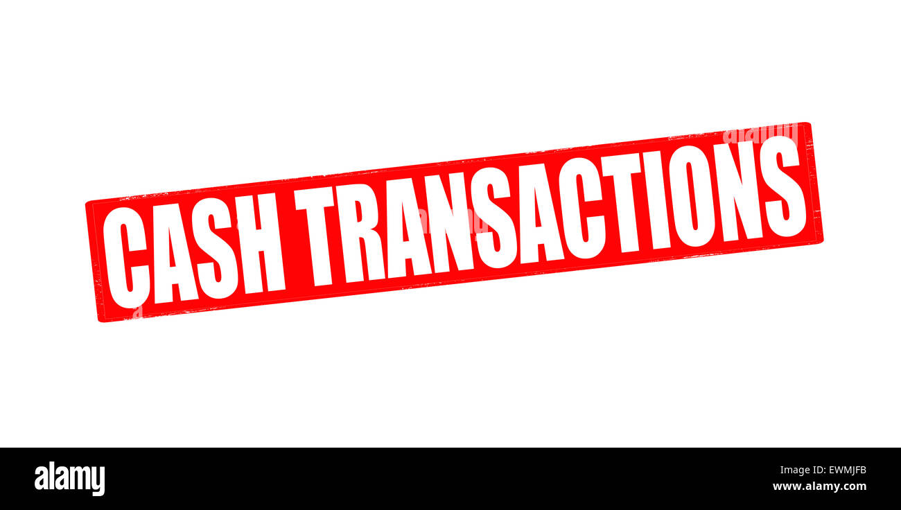 Stamp with text cash transactions inside, illustration Stock Photo - Alamy