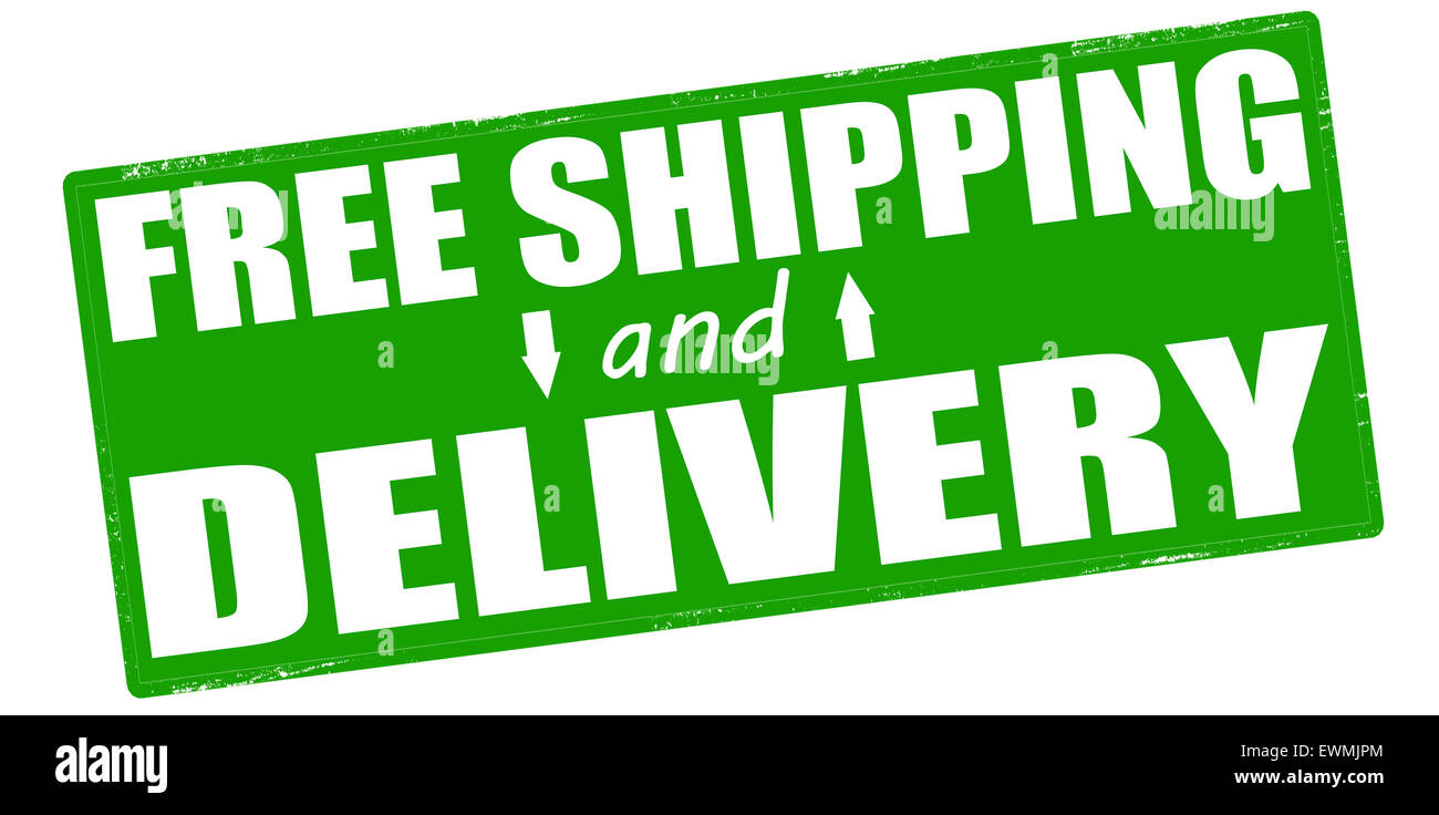 Stamp text free shipping Cut Out Stock Images & Pictures - Alamy