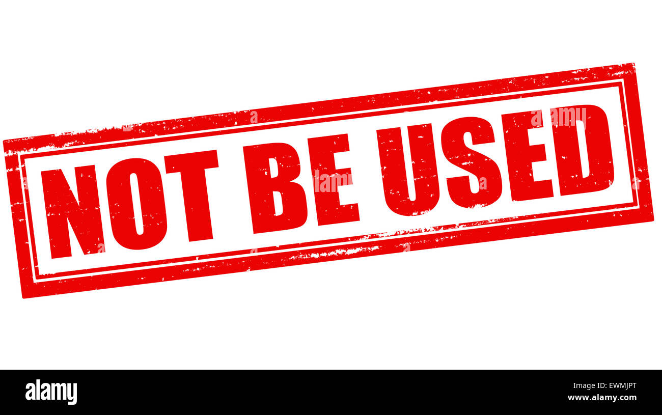 Stamp with text not be used inside, illustration Stock Photo - Alamy