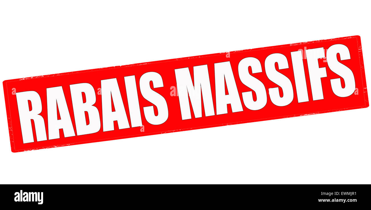 Stamp text massive discounts hi-res stock photography and images - Alamy