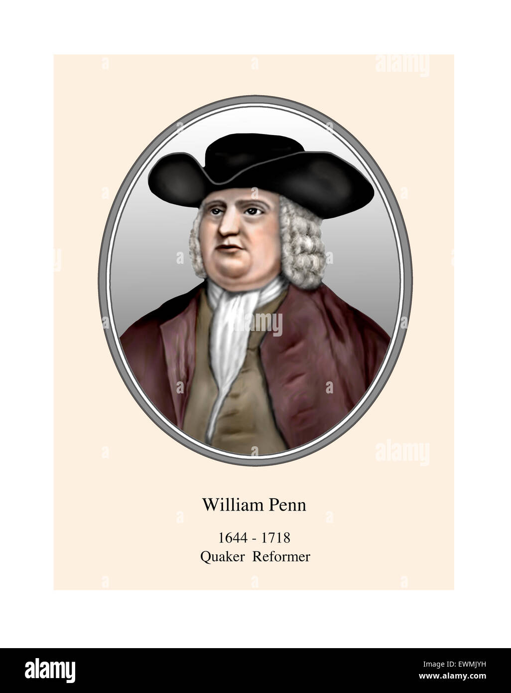 William penn hi-res stock photography and images - Alamy