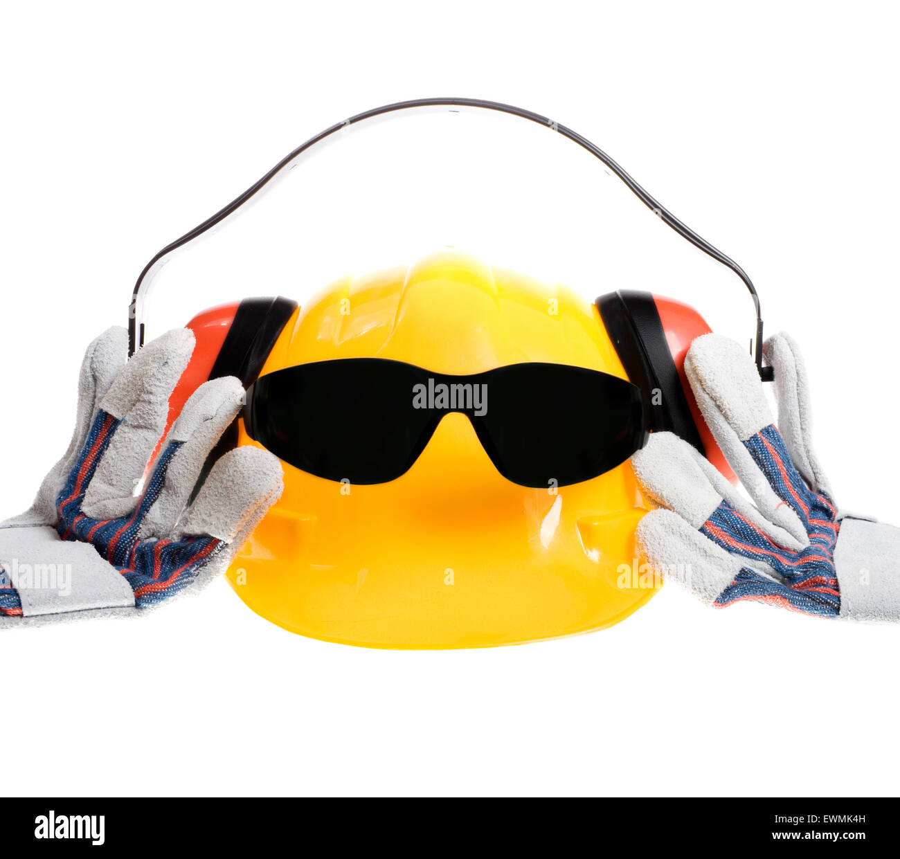 Stock image of protective wear isolated on white, safety is cool Stock ...