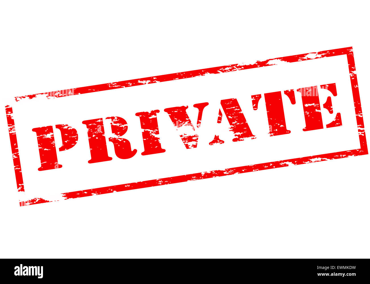 Stamp with word private inside, illustration Stock Photo - Alamy
