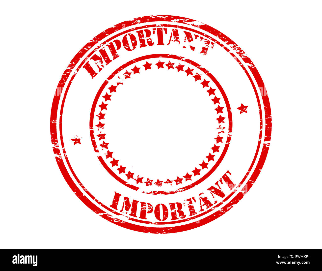 Stamp with word important inside, illustration Stock Photo - Alamy