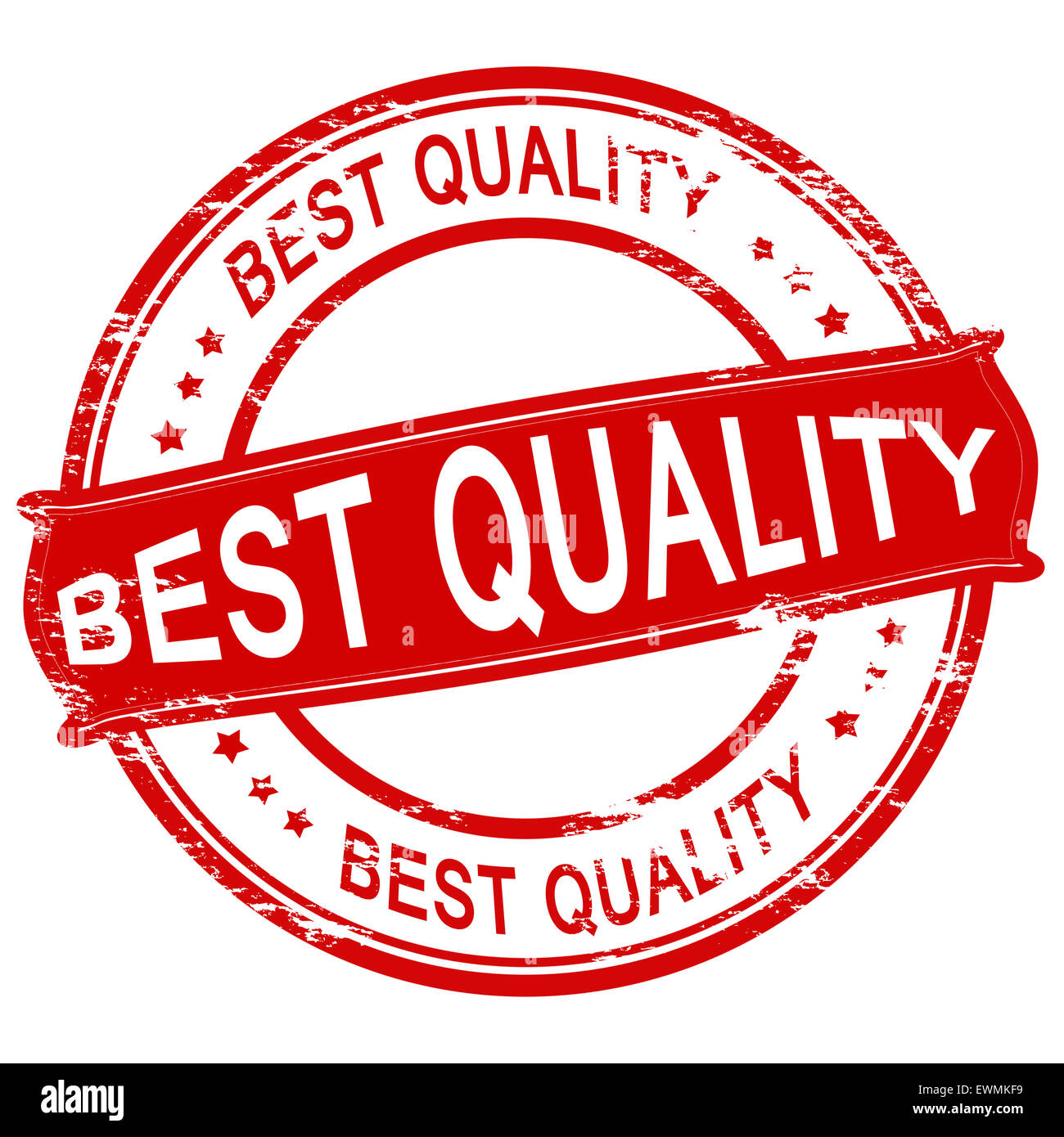 Stamp with text best quality inside, illustration Stock Photo - Alamy