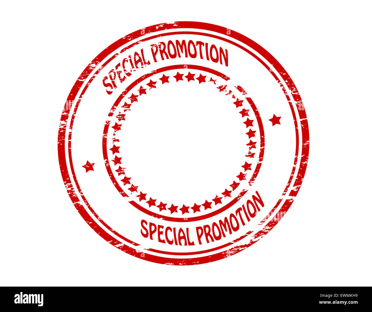 Stamp with text special promotion inside, illustration Stock Photo - Alamy