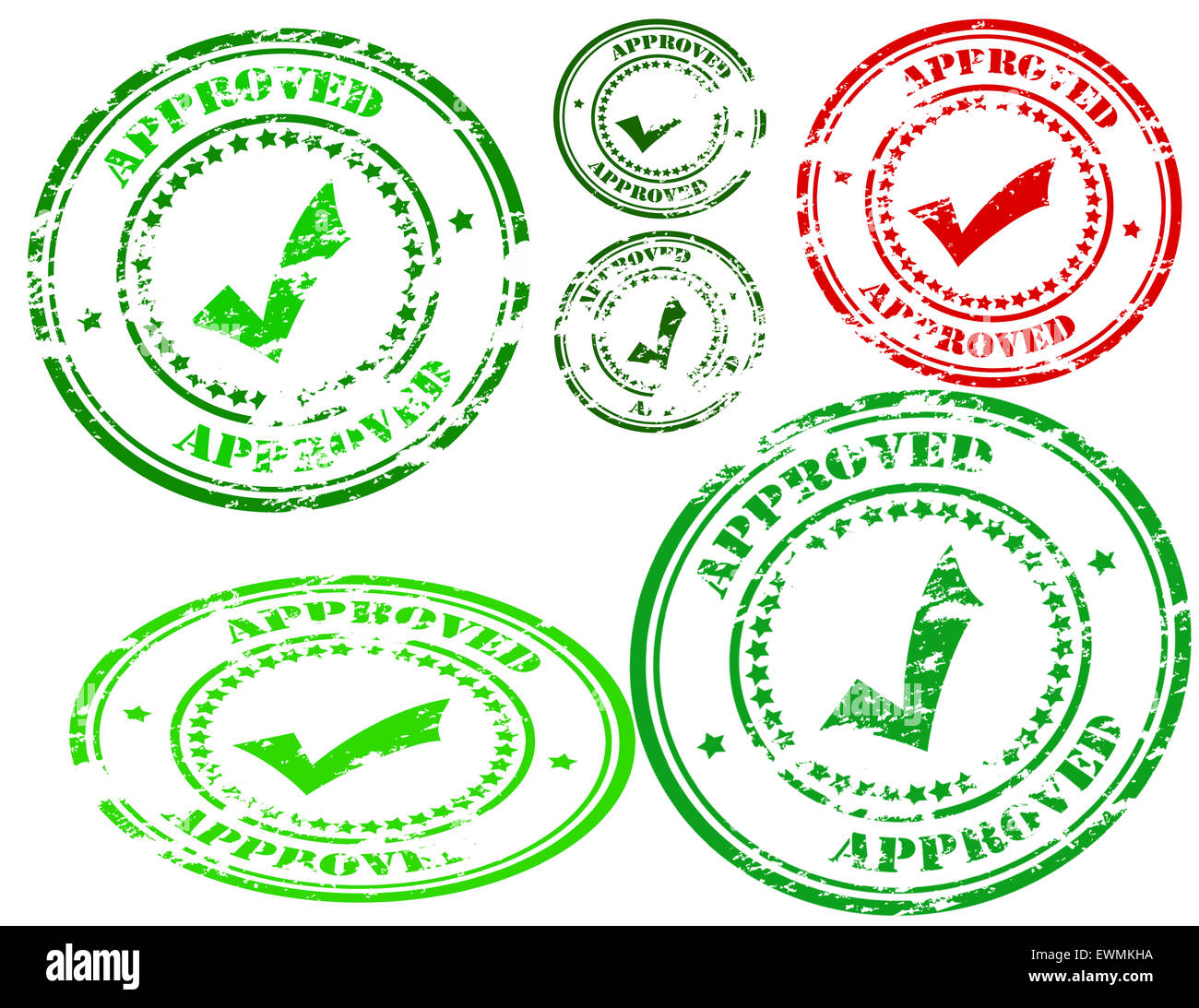 Approved stamps hi-res stock photography and images - Alamy