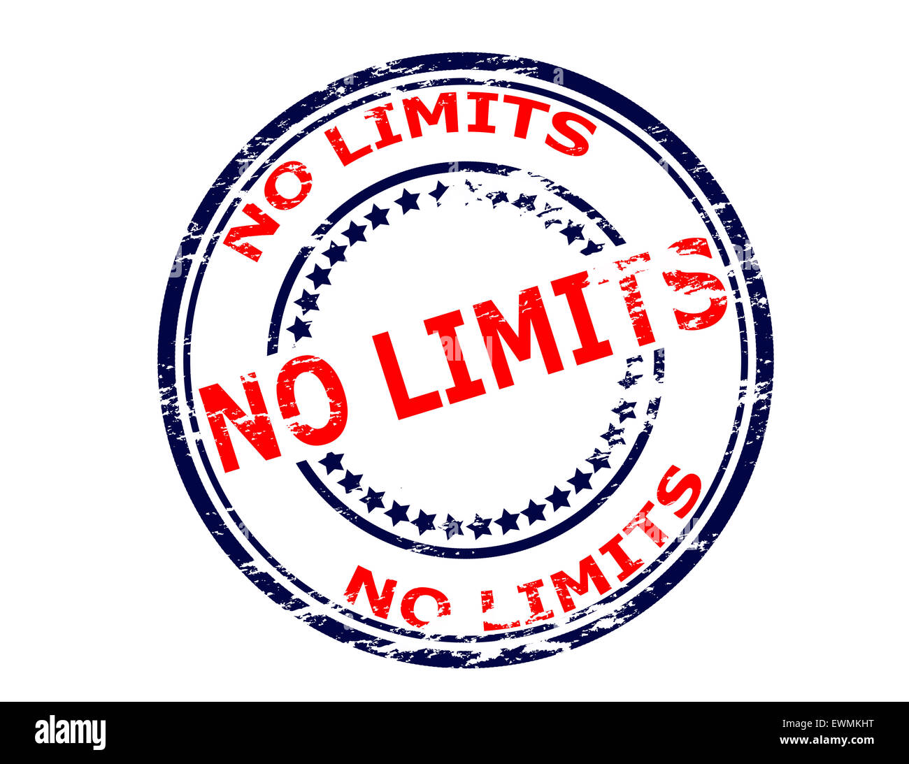 Stamp with text no limit inside hi-res stock photography and images - Alamy