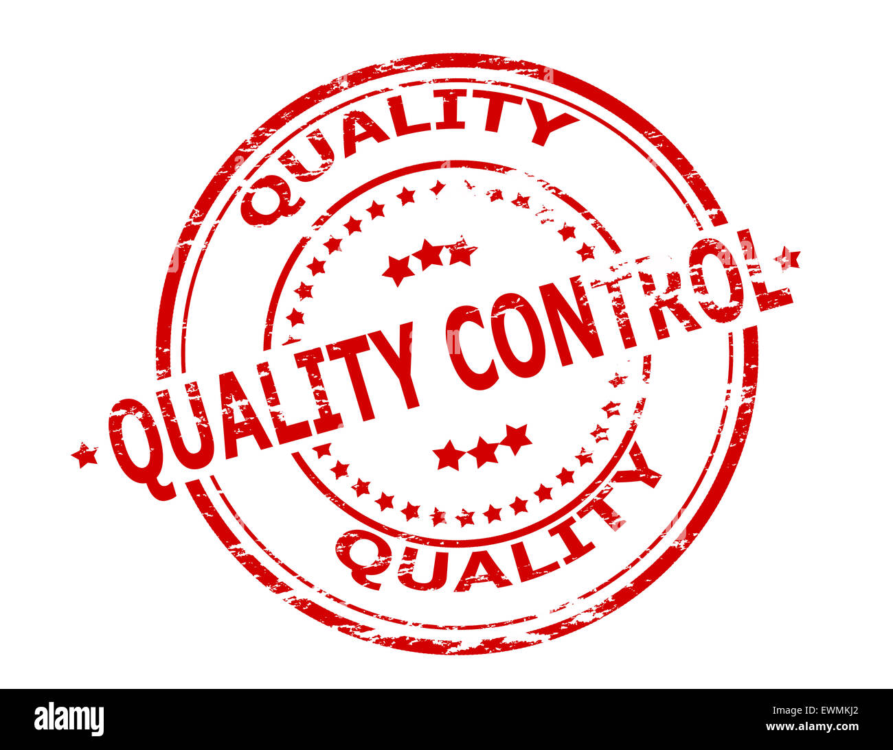 Stamp with text quality control inside, illustration Stock Photo - Alamy